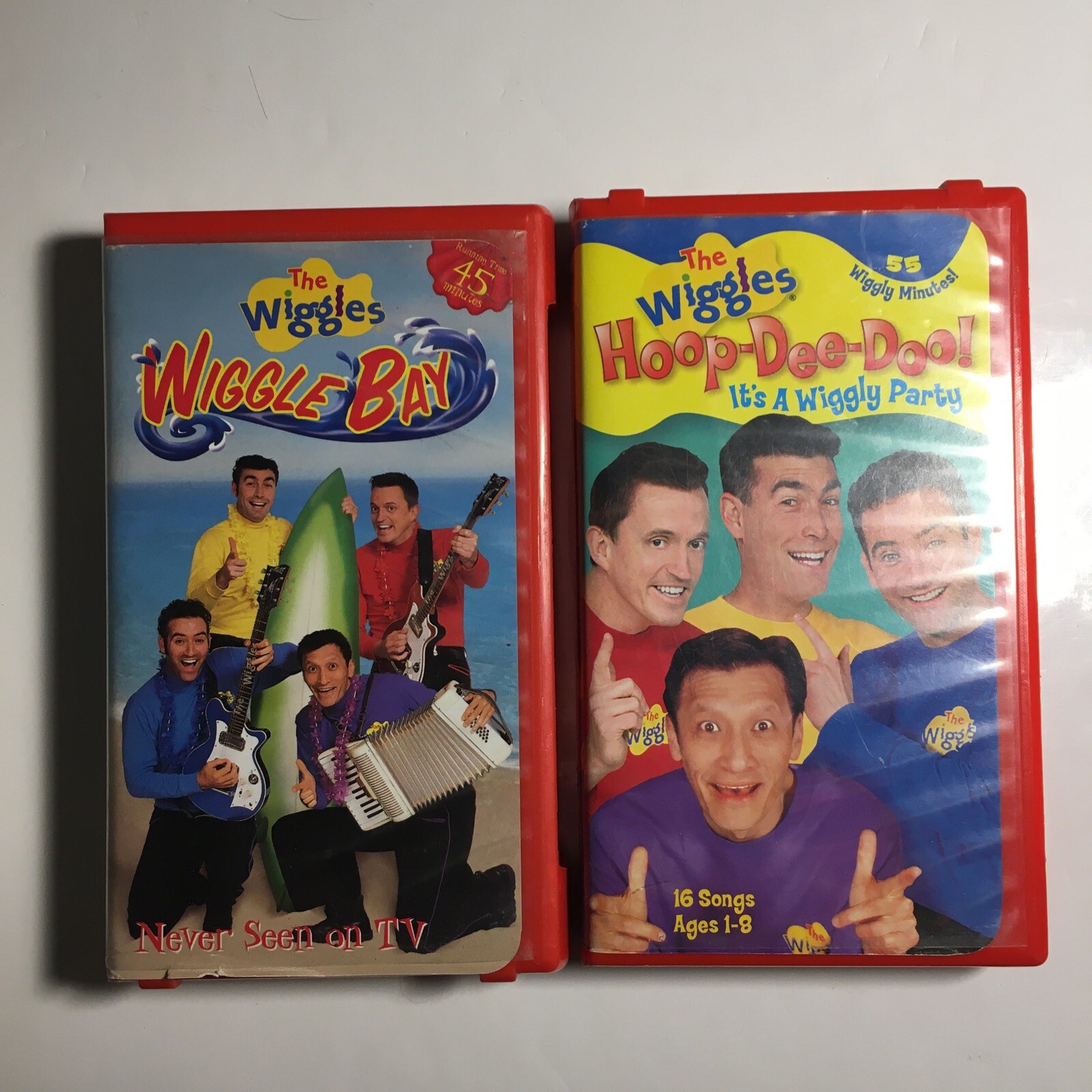 The Wiggles VHS Lot Wiggle Bay & Hoop-dee-doo! It’s A Wiggly Party | eBay