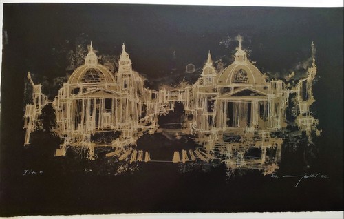 MAX GUNTHER Original Mid-Century 63 PENCIL-SIGNED LITHOGRAPH Rome ...