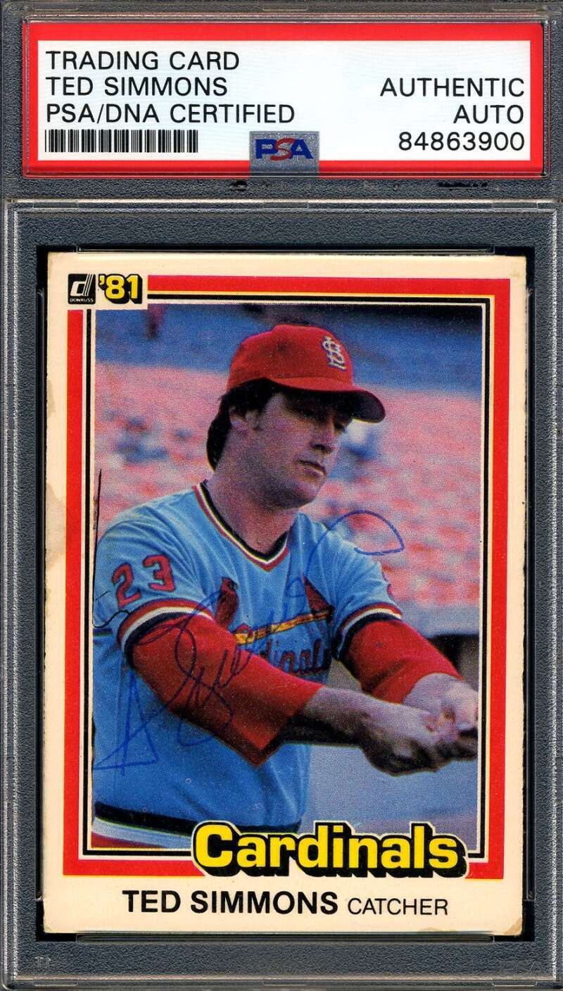 1981 Donruss - #308 Ted Simmons for sale online | eBay