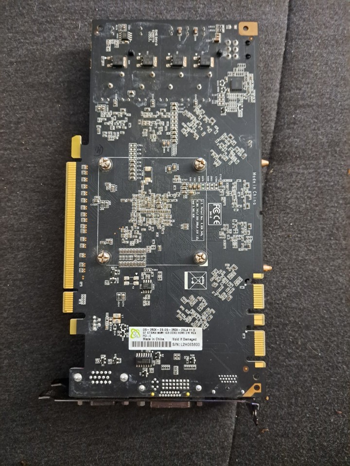 XFX NVIDIA GeForce GTS 250 DVI HDMI 1GB DDR3 PCI Express 2.0x16 ...