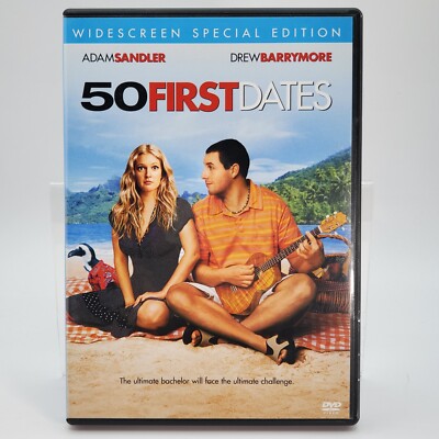 50 First Dates DVD 2004 Widescreen Special Edition Adam Sandler Drew ...