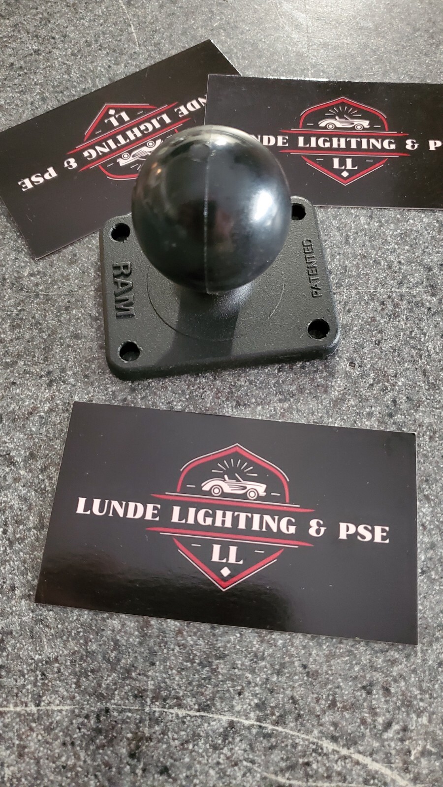 RAM Mount 2" x 2.5" Rectangle Base with 1.5" Ball RAM-202U-225 | eBay