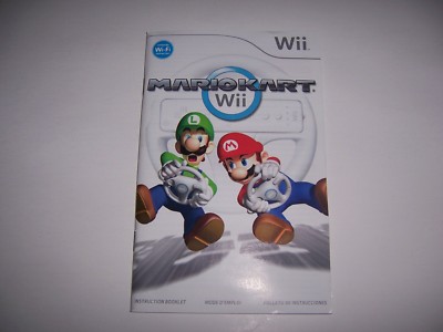 Instructions for Mario Kart Instruction Book Booklet Manual Nintendo ...