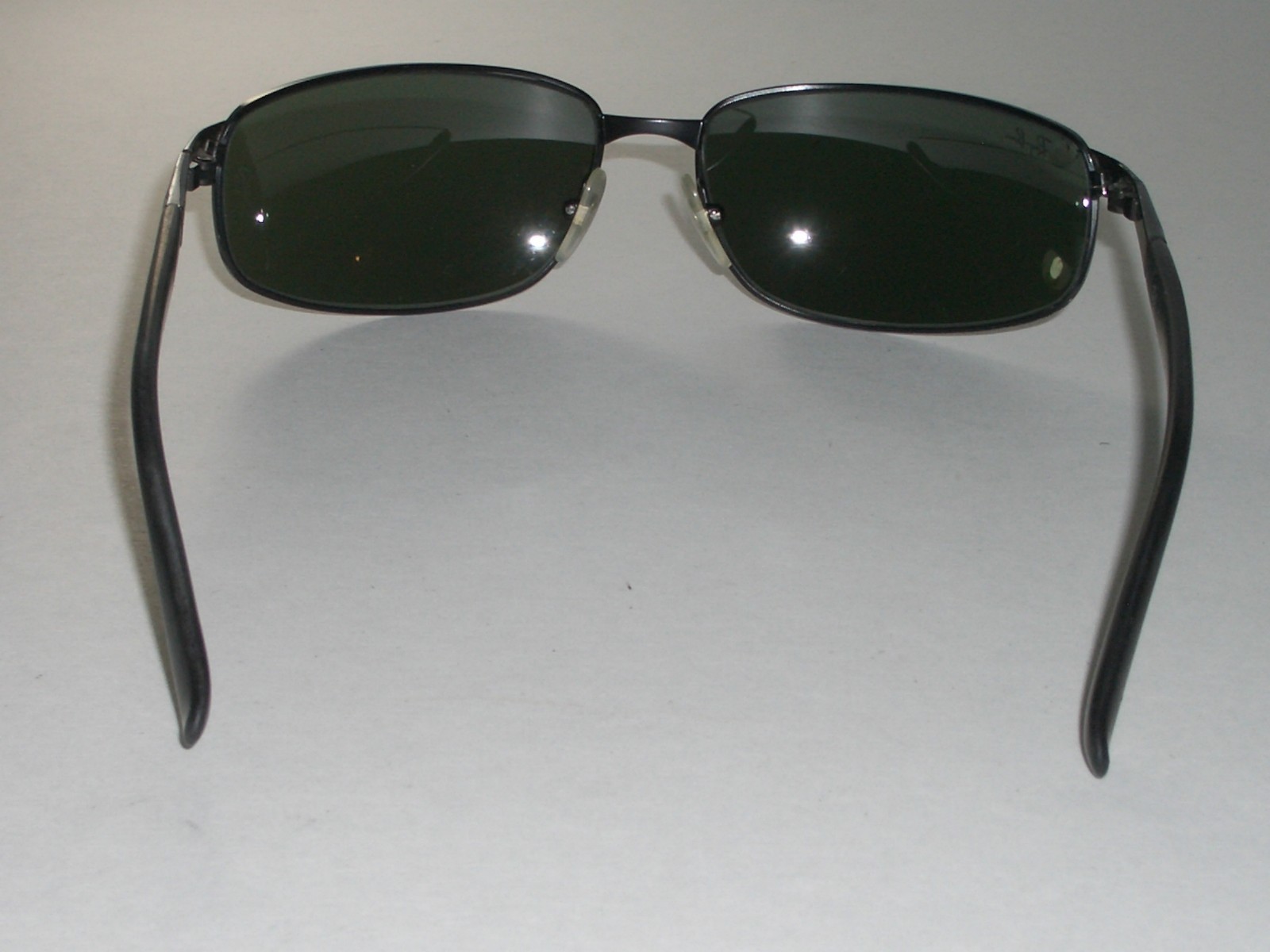 RAY-BAN RB3254 61[]16mm G15 UV SLEEK SHINY BLACK METAL FRAMES WRAP ...