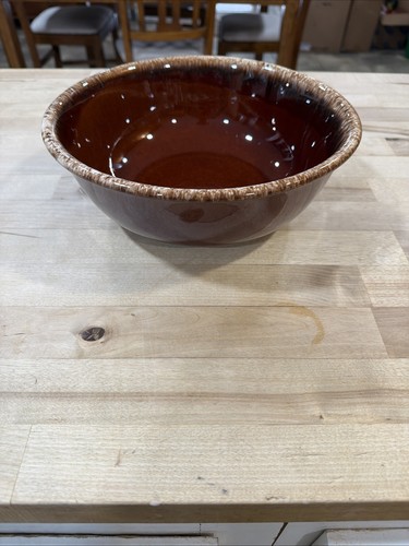 HULL Oven Proof USA Brown Drip Serving Bowl 10" | eBay