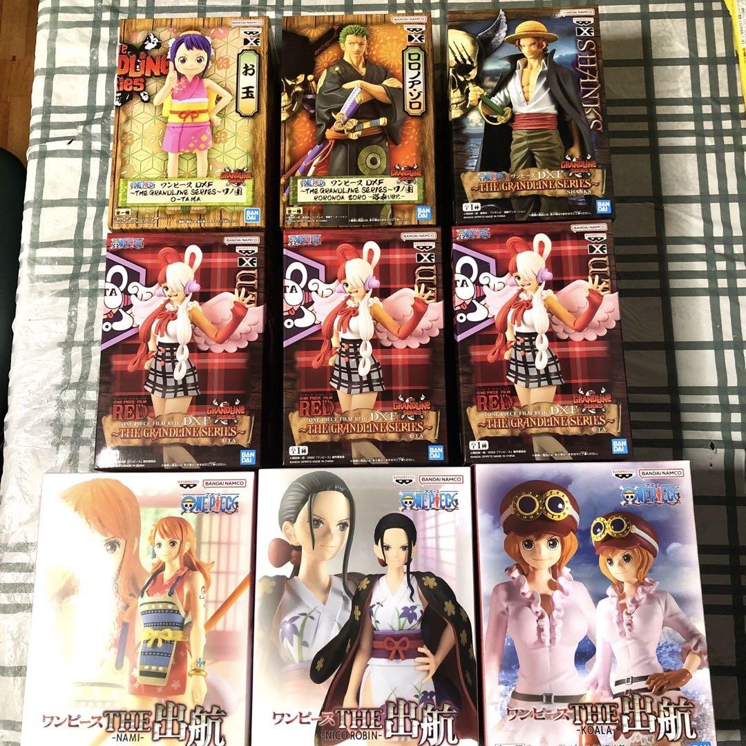 One Piece Figures Set 9pcs Koala Nami Nico Robin UTA Film Red Bulk Sale ...