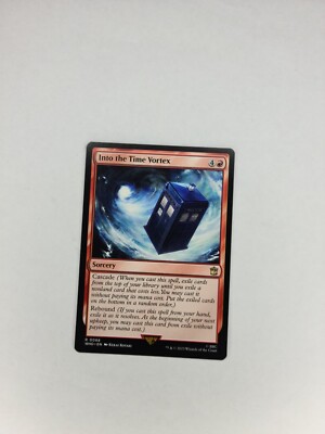 Into the Time Vortex Magic the Gathering Dr. Who Commander Regular Rare 0088 | eBay