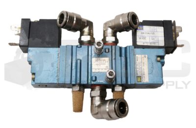 MAC VALVES 421A-B0A-DM-DDAJ-1JD PNEUMATIC VALVE W/ (2) DM-DDAJ-1JD COIL ...