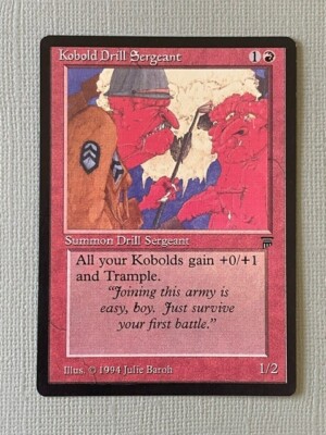 MTG Magic the Gathering Legends Kobold Drill Sergeant Card NM/Mint | eBay