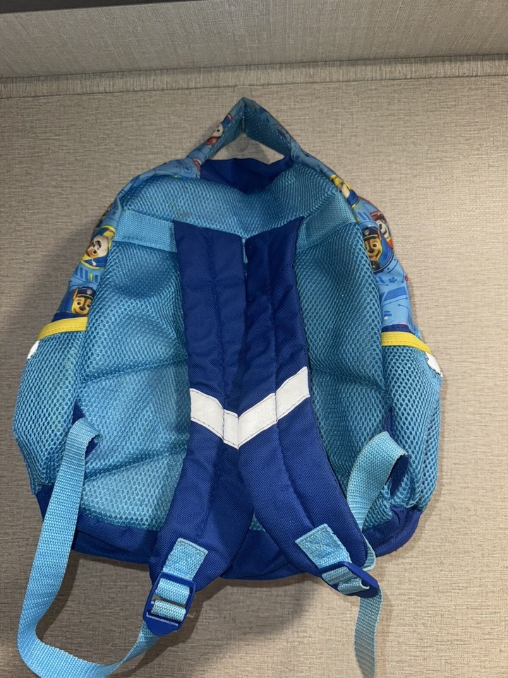 Paw Patrol 13” Backpack Chase Sky Marshal Ruble Tower Blue 2 Pocket | eBay