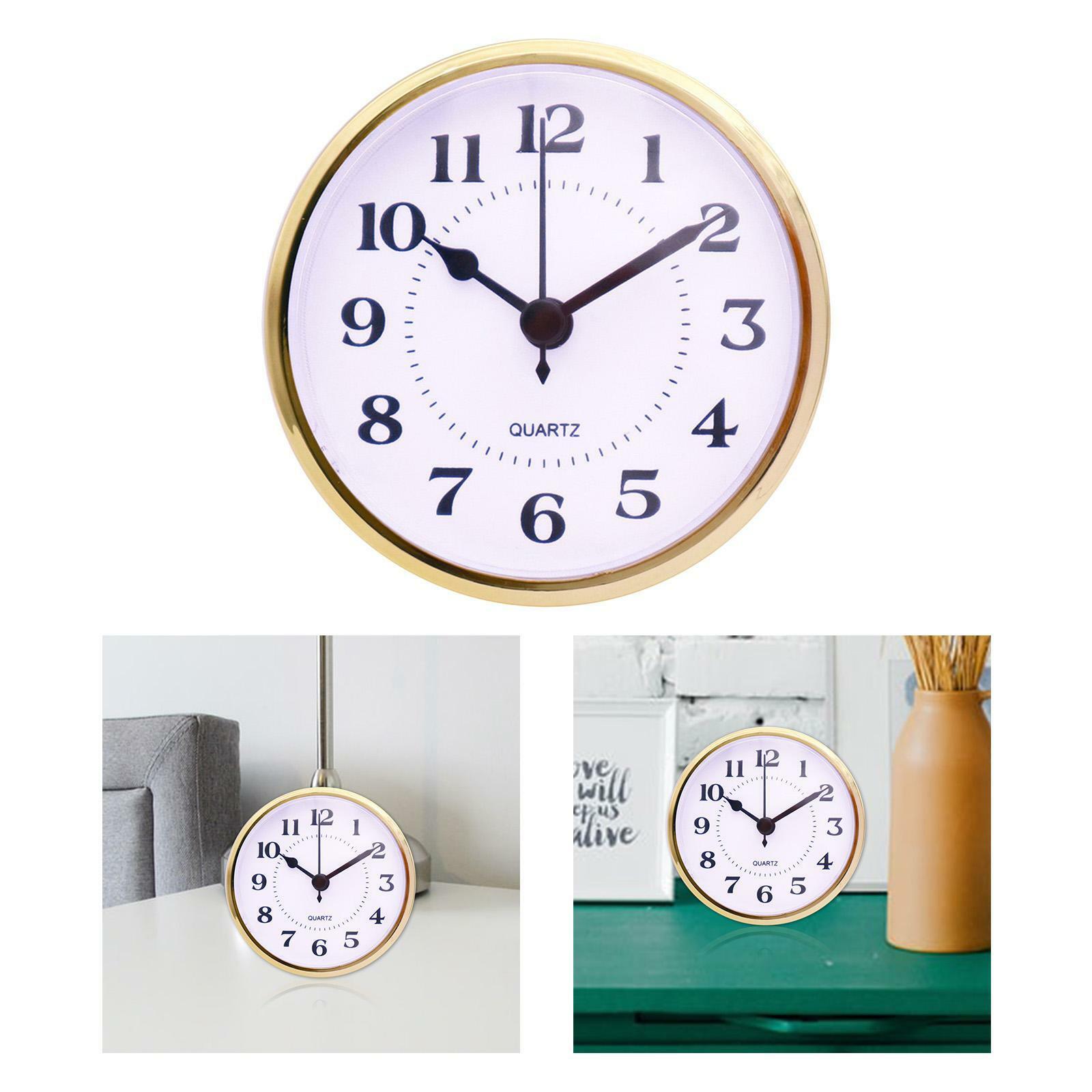 Digital Clock Insert Inlaid Clock Head Round 3.54 inch for Replacement ...