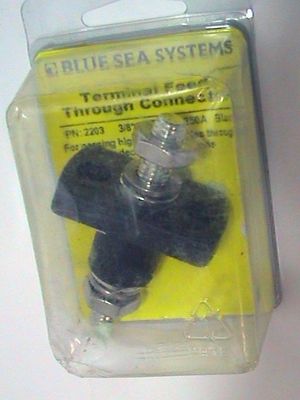 Blue Sea Systems Terminal Feed Through Connector 2203 3/8"- 16 Stud ...