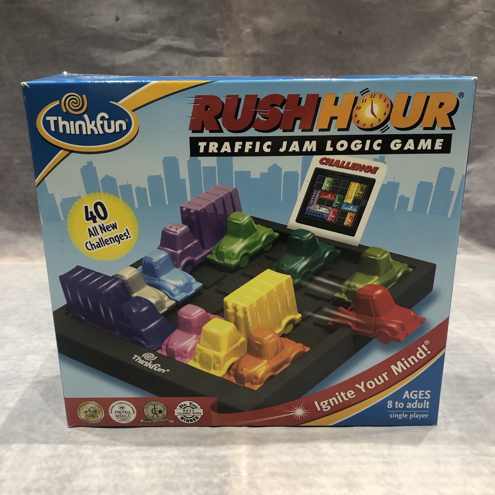 Rushhour Traffic Jam Game - Thinkfun Inc - Complete Sliding Vehicle ...