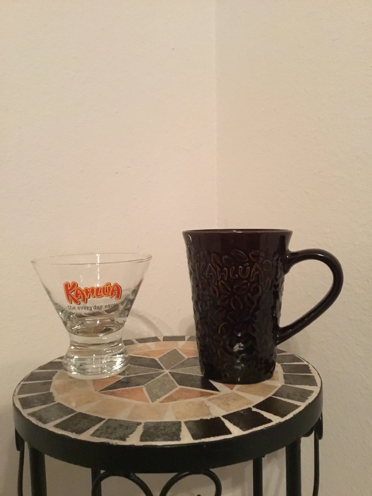 Kahlúa Coffee Bean Mug ☕️ & Cocktail Glass 🥃 Collectible Items | eBay