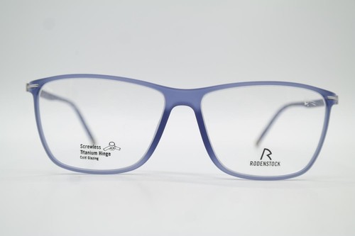 Rodenstock R 7046 Titanium Blue Silver Oval Glasses Eyeglass Frame New ...