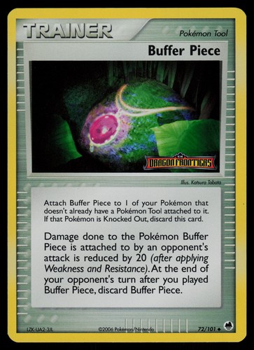 Buffer Piece - 72/101 - Pokemon Card Ex Dragon Frontiers Reverse Holo ...