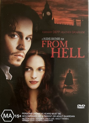 DVD: From Hell (2001 2 disc Edition) - Stars Johnny Depp, Heather Graham | eBay Australia