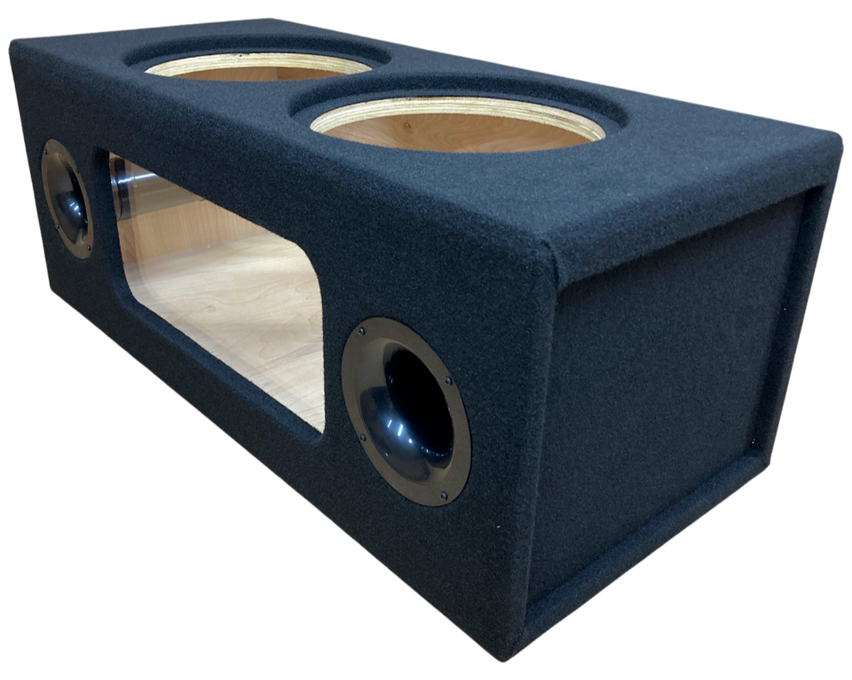 Custom Ported Subwoofer Box Enclosure for 2 12" JL Audio 12W6 12W6v3-D4 ...