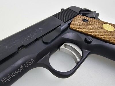 Nightwolf USA 1911 Trigger 4140 Enforcer carbon Steel Custom Pad Billet ...