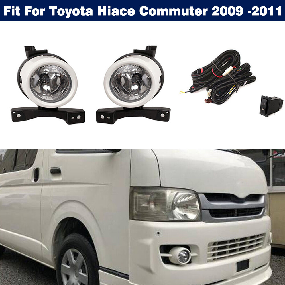 Set Front Driving Bumper Lamp Fog light For Toyota Hiace Commuter 2009 ...