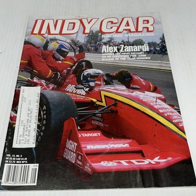 INDY CAR RACING MAGAZINE August 1996 Alex Zanardi | eBay UK