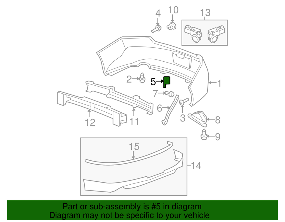 Genuine Honda Bumper Cover Bracket 71505-TE0-A00 | eBay