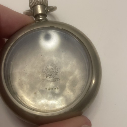 Antique Silverode Philadelphia Watch Case Railroad 18s Pocket Watch ...