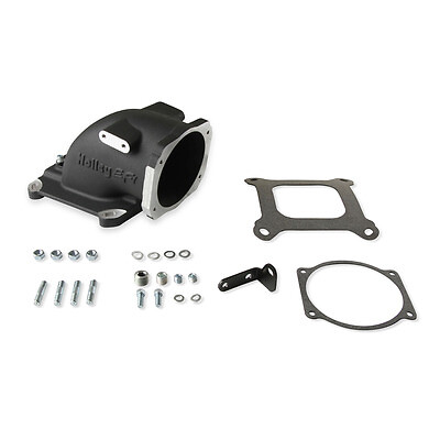 Holley 300-240bk Intake Elbow 4150 Gm Ls Tb Flange - Black | eBay