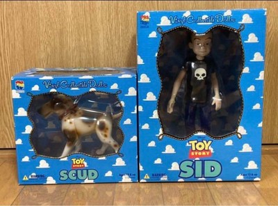 Medicom Toy Toy Story SID & SCUD set VCD Collectable Vinyl Doll figure ...