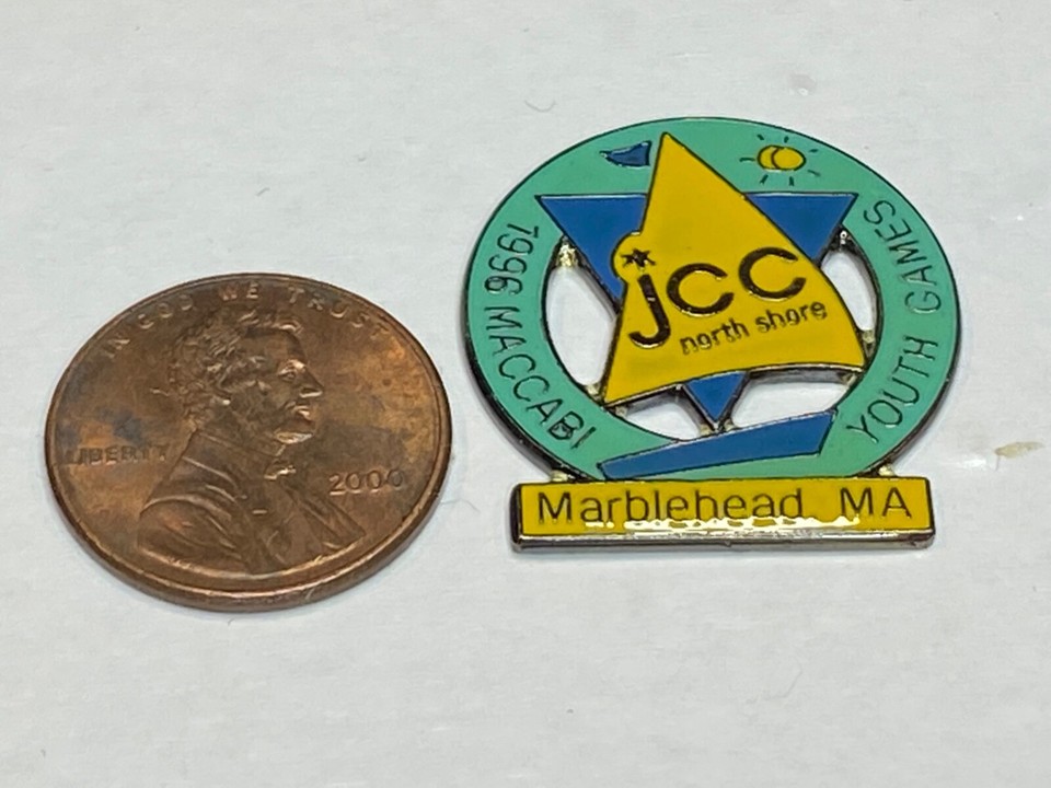 JCC Maccabi Games Jewish Youth Team Sports Pin 1996 North Shore ...