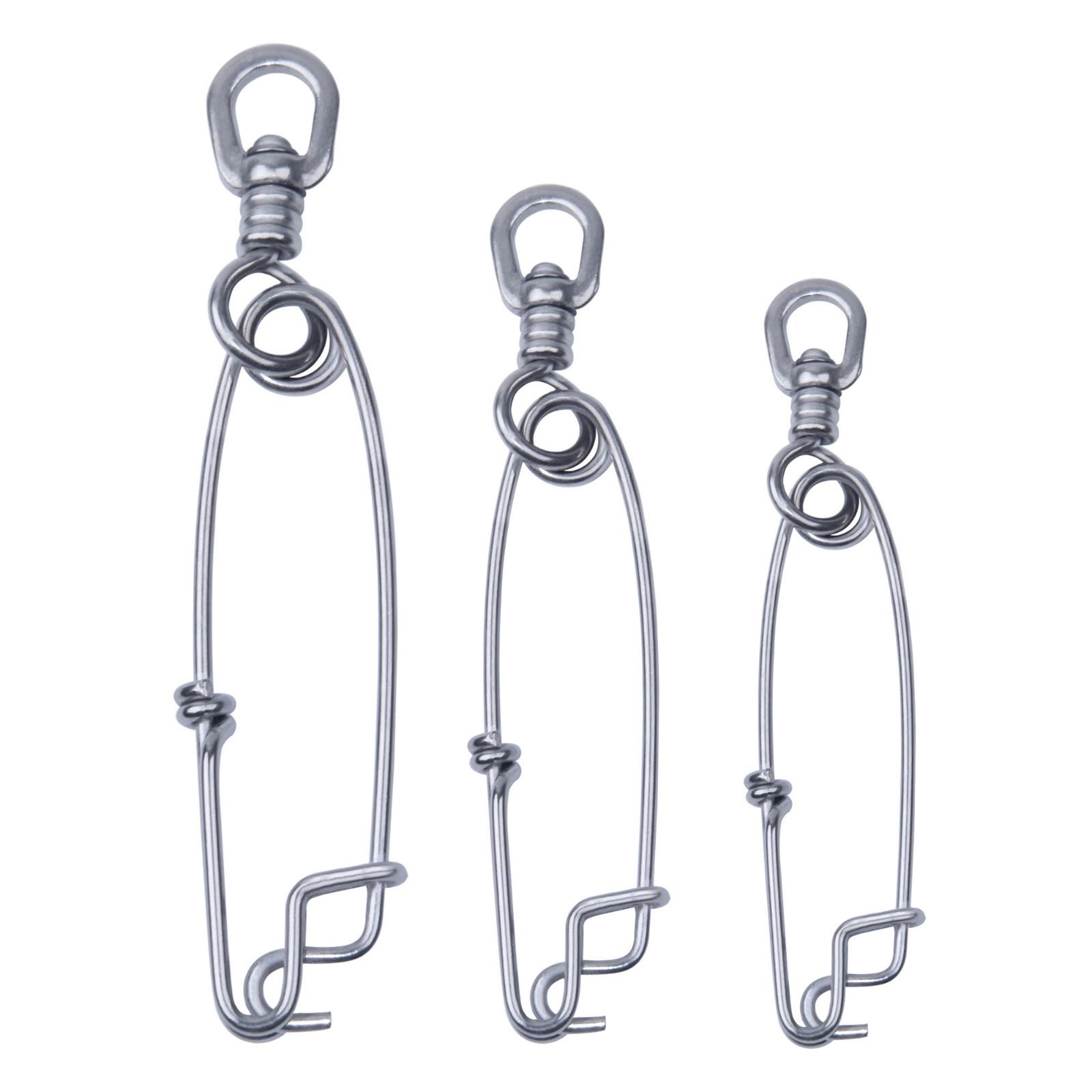 Stainless Steel Longline Fishing Snap Swivel Floatline/Tuna Clips 400LB ...