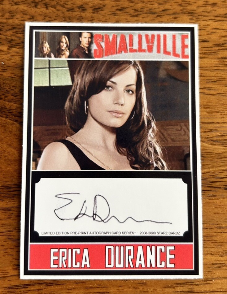 Erica Durance Autograph Card Smallville Limited Edition Pre-print /500 ...