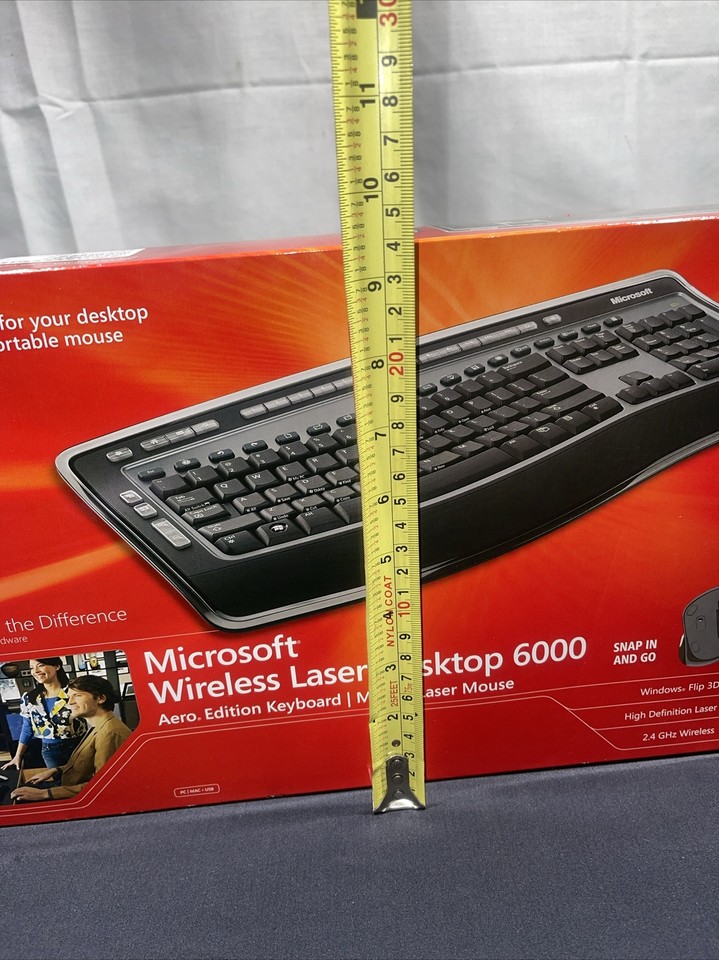 Microsoft 6000 V3 XSA00002 Wireless Keyboard NIB | eBay