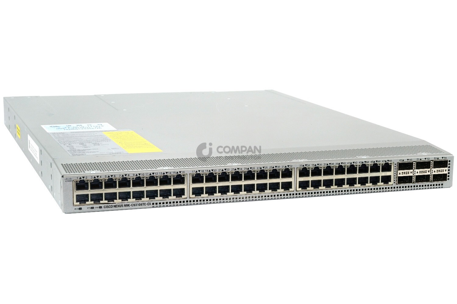 CISCO NEXUS N9K-C93108TC-EX 48 PORT 10GBASE-T 6 PORT 100GB QSFP28 NXOS ...