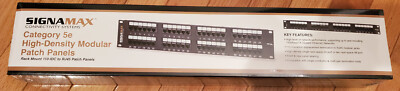 SIGNAMAX 24458MD-C5E 24 port cat 5e patch panel | eBay