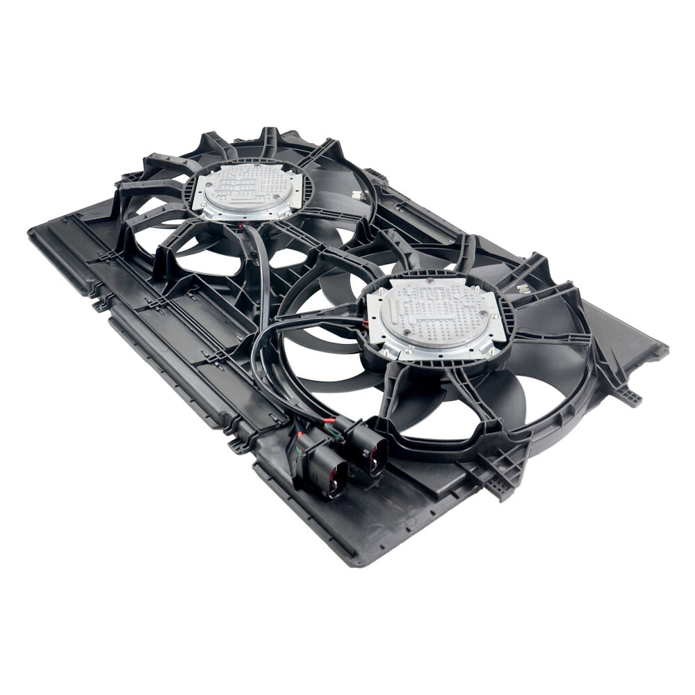 Radiator Cooling Fan Assembly For Audi A6 C7 4G A7 12-17 3.0 TDI TFSI ...