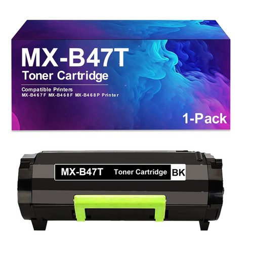 1 Pack MX-B47T MXB47T Toner Cartridge for MX-B467F MX-B468F MX-B468P ...