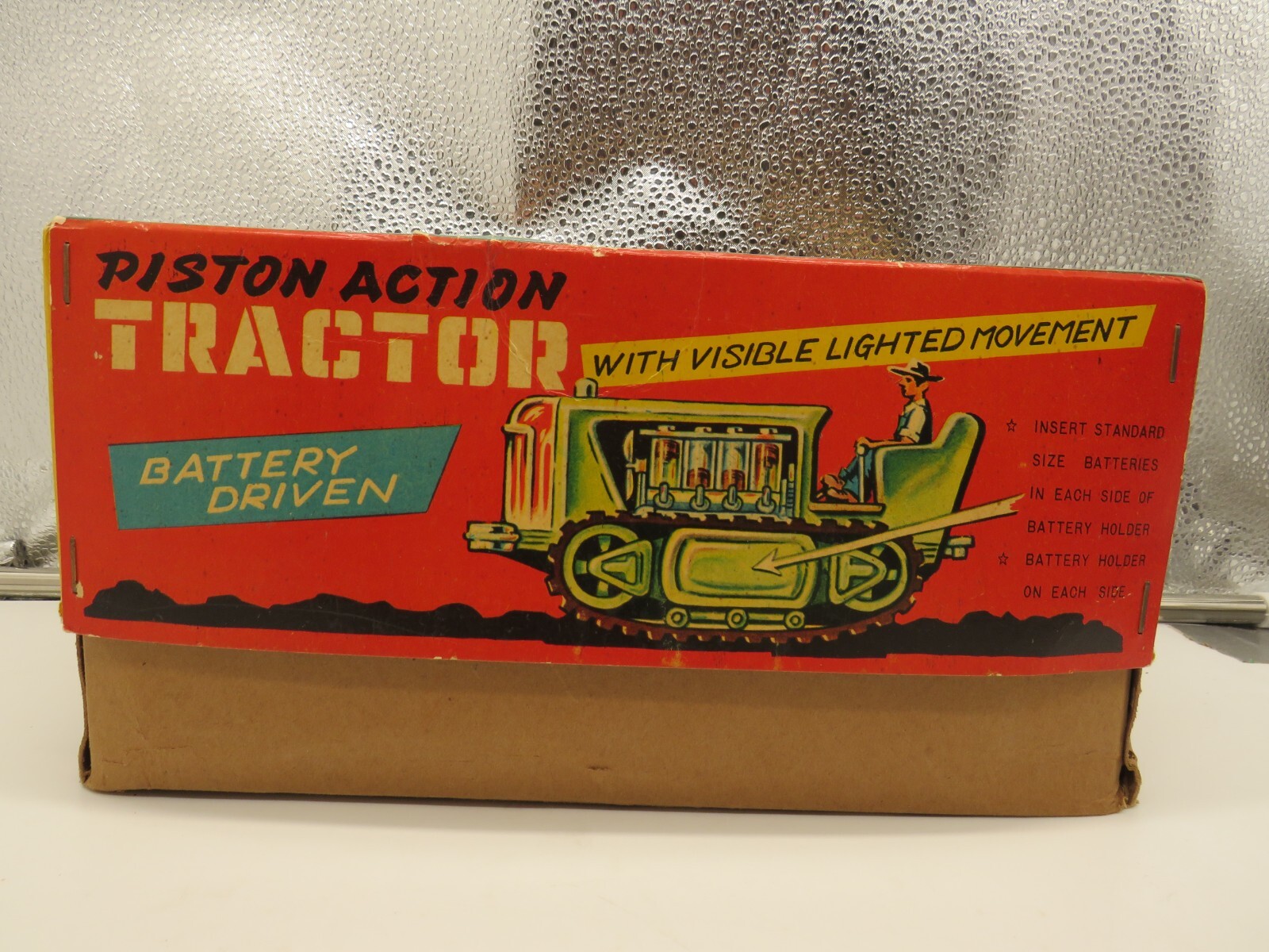 Battery Operated T.N Nomura Japan Pat. Pen. Lited Piston Action Tractor ...