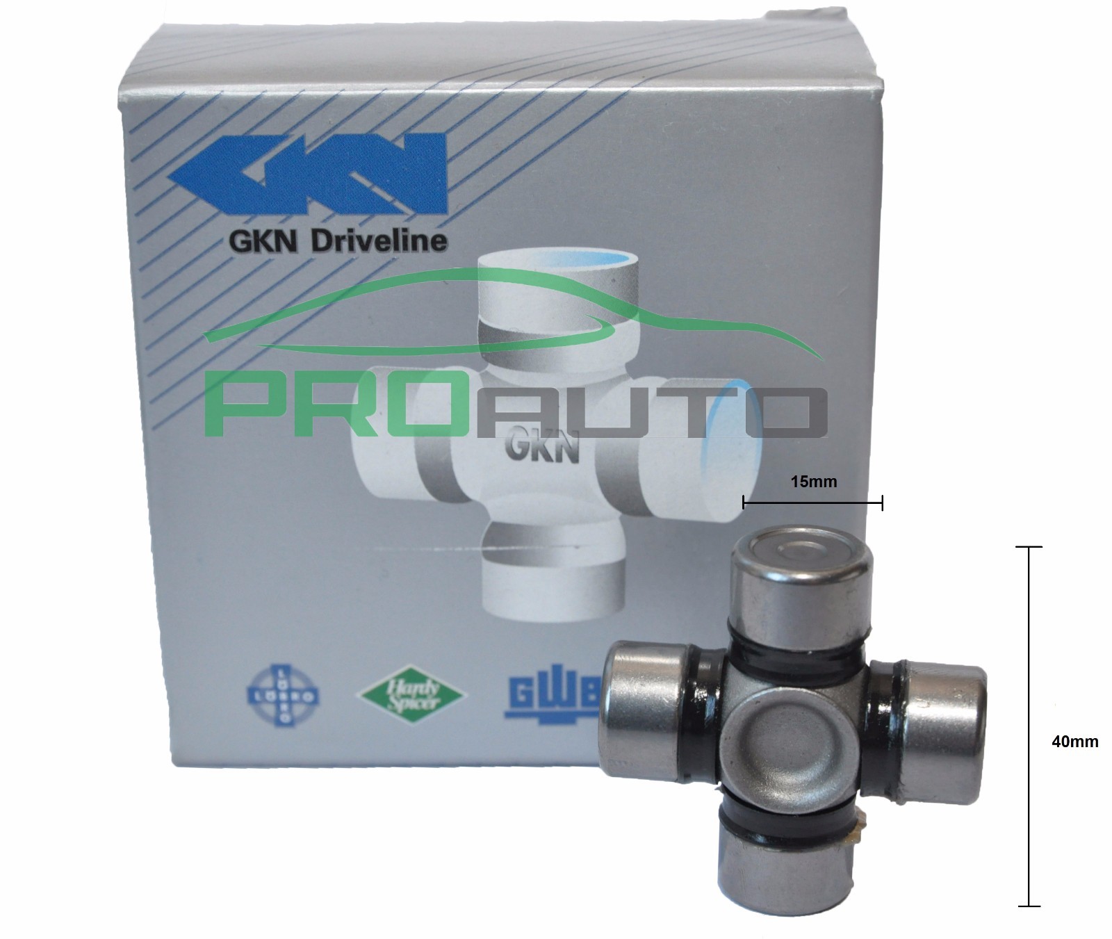 UNIVERSAL JOINT STEERING COLUMN JOINT 15X40 FOR MERCEDES-BENZ (R230) 65 ...