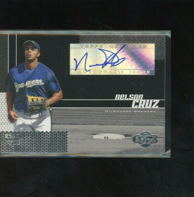 2006 Topps Co-Signers Nelson Cruz #113 Rookie Auto RC | eBay
