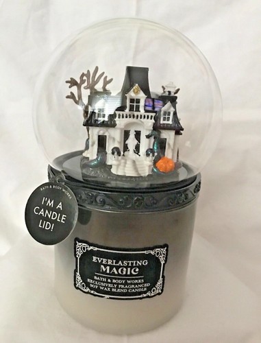 Bath & Body Works Everlasting Magic candle & Haunted House Globe ...
