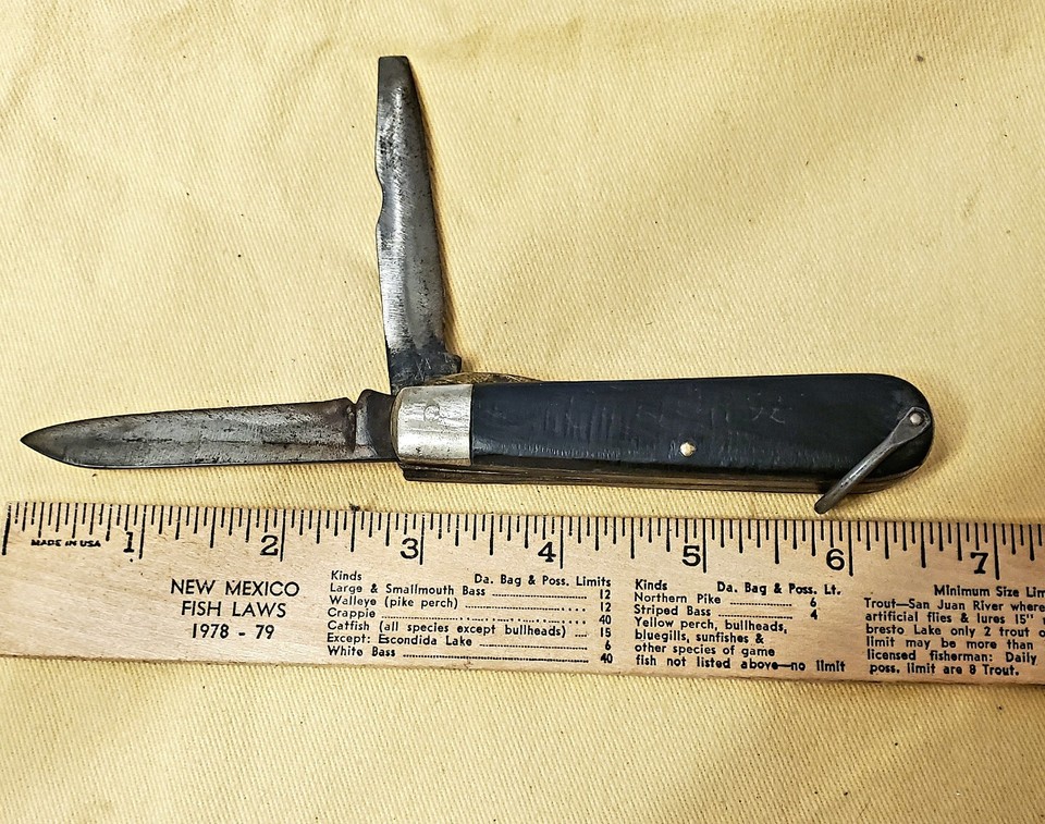 Vintage Camillus Pocket Knife TL 29 electrician knife military | eBay