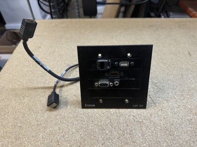 Extron Wall Plate AAP 102 w/ HDMI USB Computer IN Audio IN Black | eBay