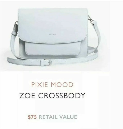 Zoe Vegan Crossbody bag by Pixie Mood in Grey Gray Spring Causebox 2020 RV $75 | eBay