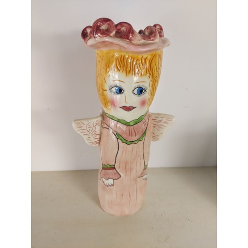Susan Paley Ganz Bella Casa "Grace" Angel Vase | eBay
