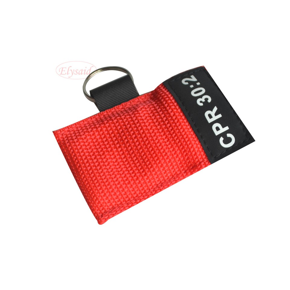 Wholesale First Aid Resuscitation 30:2 CPR Face Mask Key-ring Mouth to ...