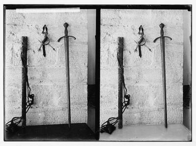 Church of the Holy Sepulchre,Sword,spurs of Godfrey,Jerusalem,Israel ...
