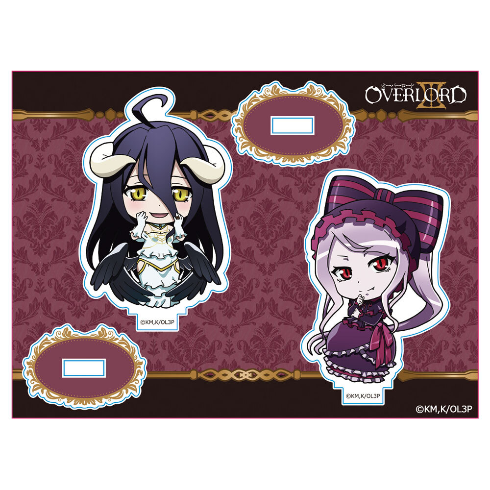 NEW Overlord III Albedo x Shalltear Acrylic Stand Figure Official Japan ...