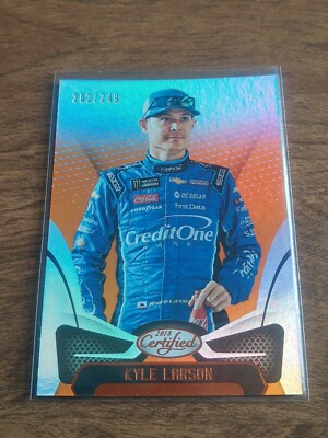 2018 Panini Certified Racing Orange Kyle Larson Card 202/249 | eBay