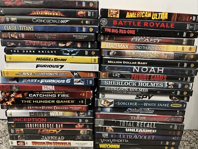 Action Adventure DVD Lot 2.99 Each Choose One or More with Combined ...